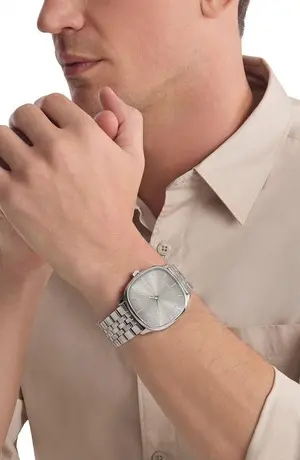 Calvin Klein Shape Square Bracelet Watch - Grey