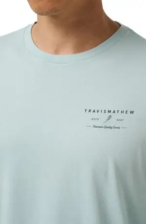 Travis Mathew Tidal Treasure Long Sleeve Cotton Graphic T-shirt