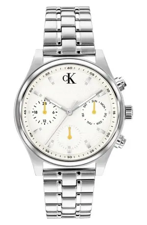 Calvin Klein Modern Vintage Quartz Bracelet Watch - Eggshell