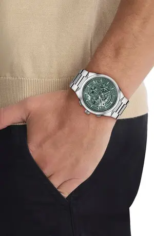 Calvin Klein Distinguish Skeleton Quartz Bracelet Watch - Teal