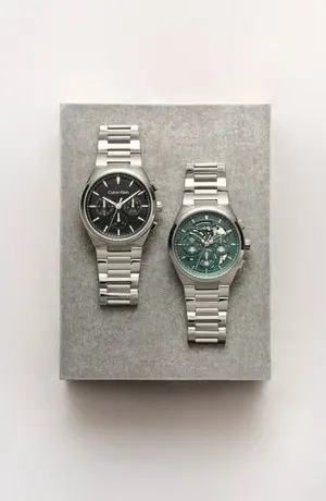 Calvin Klein Distinguish Skeleton Quartz Bracelet Watch - Teal