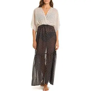 BLEU BY ROD BEATTIE Maxi Cover-up Dress - Black