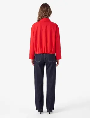 Koton Long Sleeve Colla Oversized Bomber Jacket