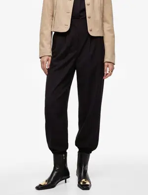 Koton High Rise Tailored Harem Pants