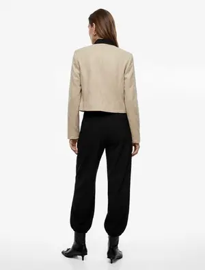 Koton High Rise Tailored Harem Pants