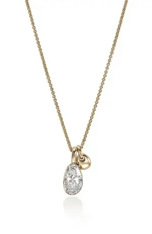 John Hardy Jh Lovestruck 14k Lab Grown Diamond Charm Necklace - Gold