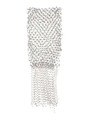 Dries Van Noten Necklace Scarf 'necklace Scarf' With Metallic Design In Fabric - Multicolor