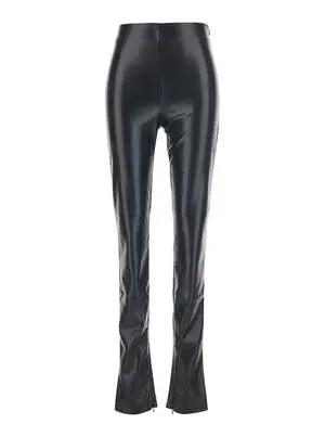 Andamane Leggings Neh Holla With Zip In Tech Fabric Black - Multicolor