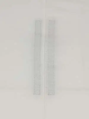 Rick Owens Essential Cropped T-shirt In White Fabric For