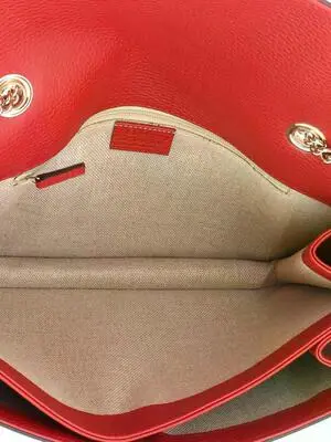 Gucci Interlocking Leather Medium Shoulder Bag