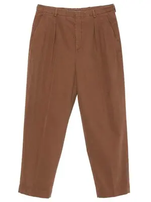 CELLAR DOOR Lucio Trousers With Pleats - Brown