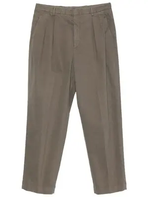 CELLAR DOOR Lucio Trousers With Pleats - Green