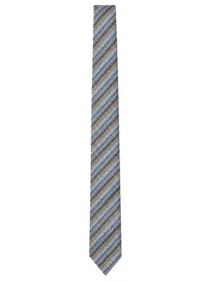 MISSONI Zig-zag Silk Tie
