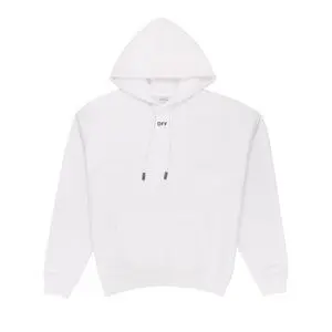 Off-White C/o Virgil Abloh Dripping Arrow Incompiuto Hoodie - White