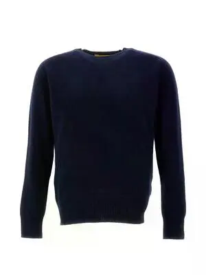 CUSTOMER LOVERS Crew-neck Ribbed-trim Sweater - Blue