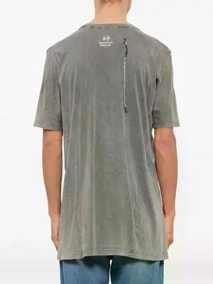 11 BY BORIS BIDJAN SABERI Dye-pattern Graphic-print T-shirt