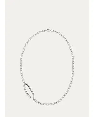 Agmes Gabriel Chain Necklace - Silver