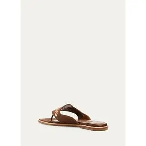 Manolo Blahnik Jewel-embellished Suede Thong Flat Sandals