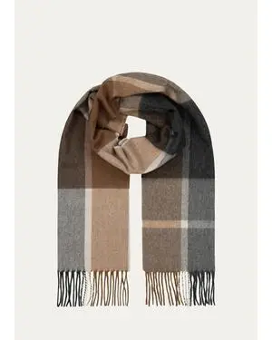 BEGG X CO Arran Edgar Cashmere Plaid Scarf - Multi