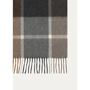 BEGG X CO Arran Edgar Cashmere Plaid Scarf