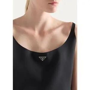 Prada Re-nylon Sleeveless Scoop-neck Top