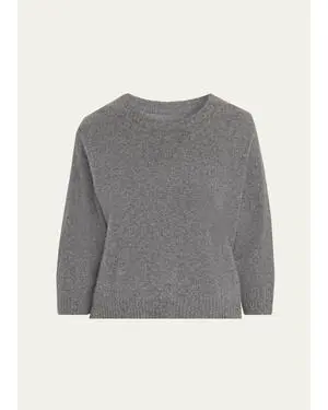 Loulou De Saison Azali 01 Cropped Crewneck Sweater - Anthracite