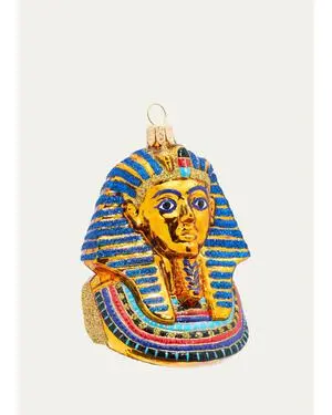 IMPULS Glass Mask Of King Tut Ornat - Multi