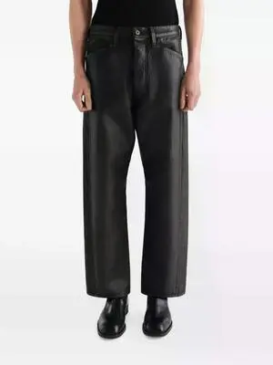 LEMAIRE Straight Five-pocket Pants In Coated Denim