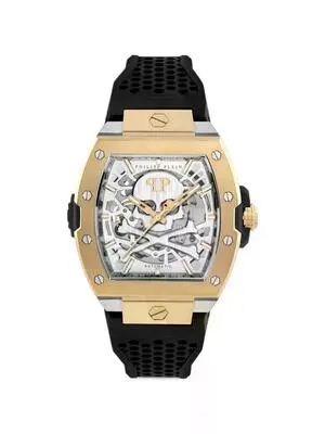 Philipp Plein Skeleton Skull 44mm Watch - Silver