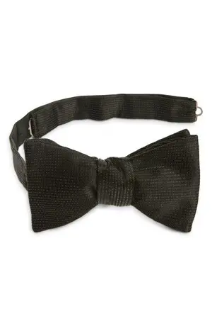 Eton Silk Blend Bow Tie - Black