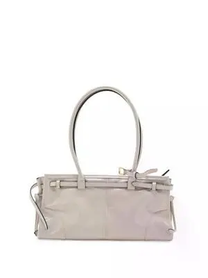 Prada 2000-2013 Mini Glossy Calfskin Bonnie Satchel - Neutrals
