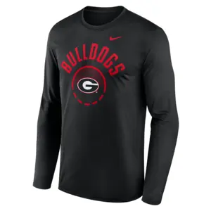 Nike Georgia Courtside Dri-fit College Long-sleeve T-shirt - Black