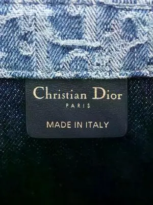Dior 2000-2026 Medium Oblique Denim Book Tote Bag