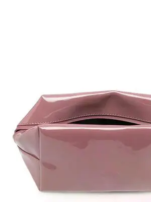 Rains Glossy Logo-debossed Wash Bag