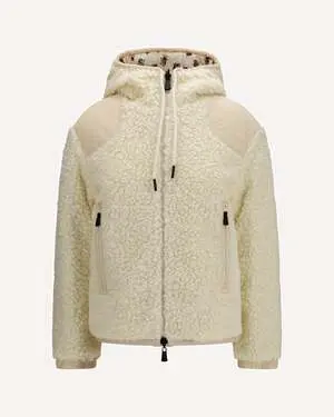 Moncler Reverible Bouclé Jacket - Beige