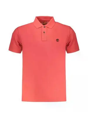 Timberland Logo-embroidered Cotton Polo Shirt - Red