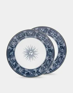 Dolce & Gabbana Set 2 Porcelain Dinner Plates