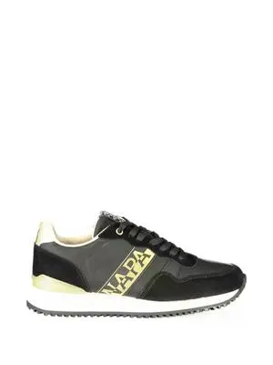NAPAPIJRI Astra Logo-print Panelled Sneakers - Black