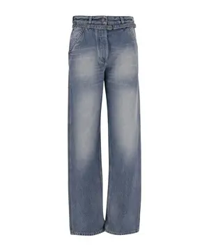Dries Van Noten Belt-loop Jeans - Blue