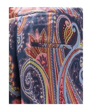 Etro Paisley Wide-leg Pants