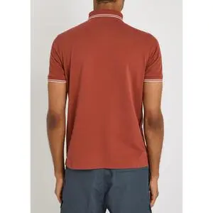 Stone Island Cotton Slim-fit Polo Shirt - Red