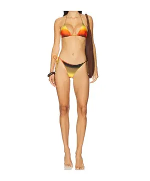 Attico Gradient Effect Bikini Set