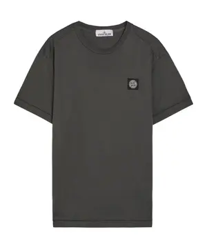 Stone Island Cotton Short-sleeve T-shirt - Grey