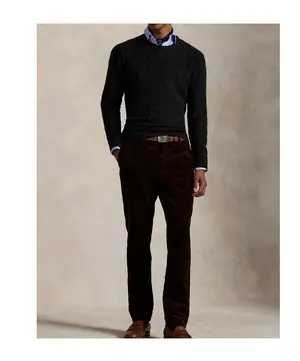 Polo Ralph Lauren Round-neck Twisted-knit Sweater