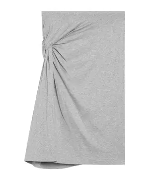 Dries Van Noten Draped Knitted Skirt - Grey