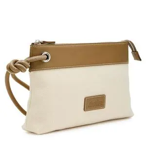 Max Mara Canvas Clutch