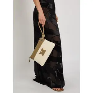 Max Mara Canvas Clutch