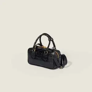 Miu Miu Arcadie Crocodile Embossed Calfskin Bag