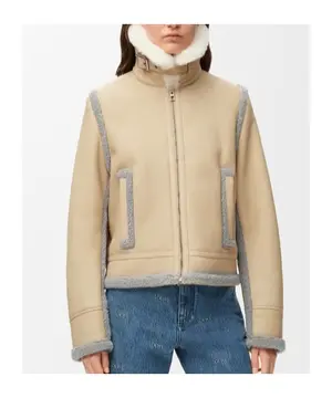 Loewe Jacket In Shearling