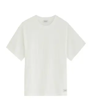 Saint Laurent Short-sleeve Cotton Logo T-shirt - White